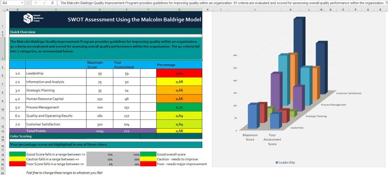 SWOT Assessment Using the Malcolm Baldrige Model - Etsy