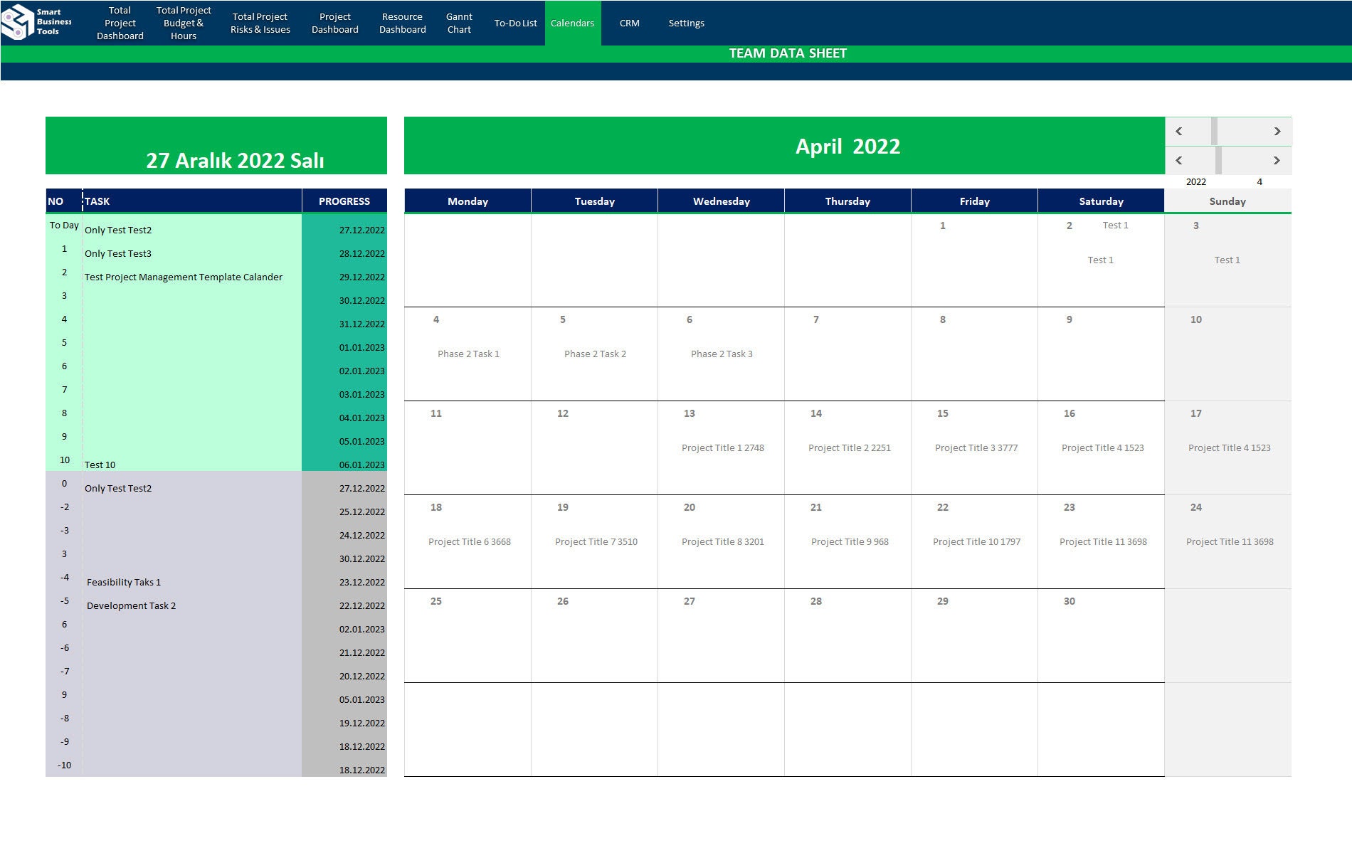 Project Management, Project Management Templates, Project Tracker ...