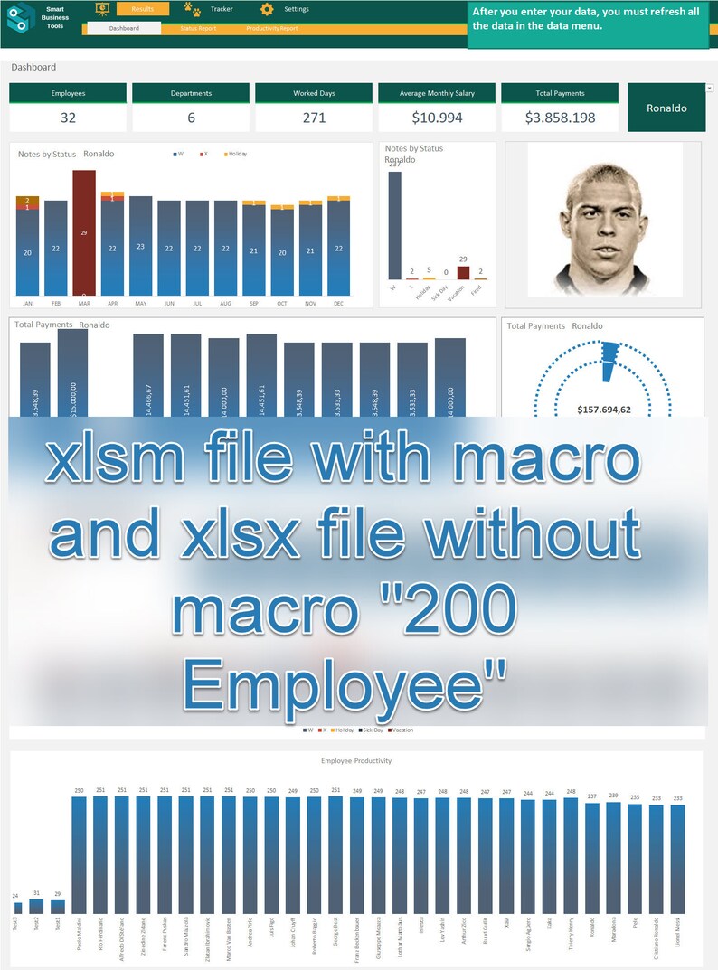 To Follow the Employee Attendance Tracking Table, Leave, Sickness ...