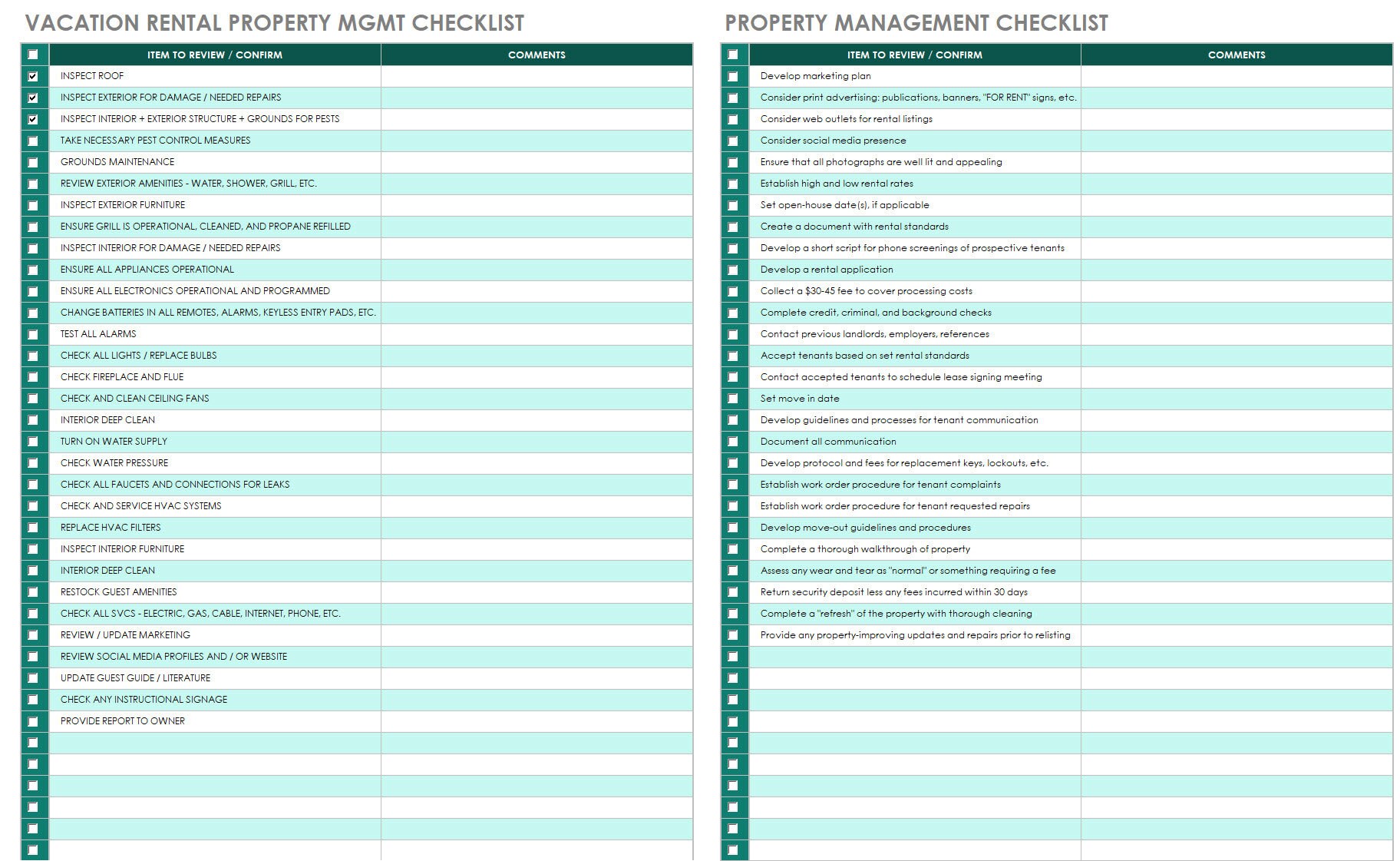 Property Management Templates, Leasing Templates, Tenant Reference ...