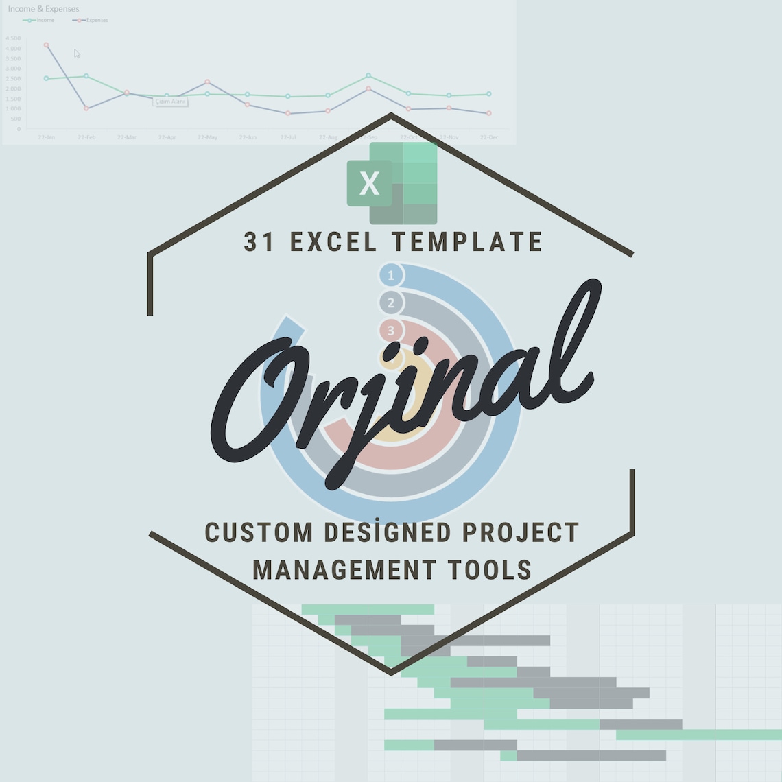 Project Management Template Kit: Gantt Charts, Swot Analysis, Risk ...