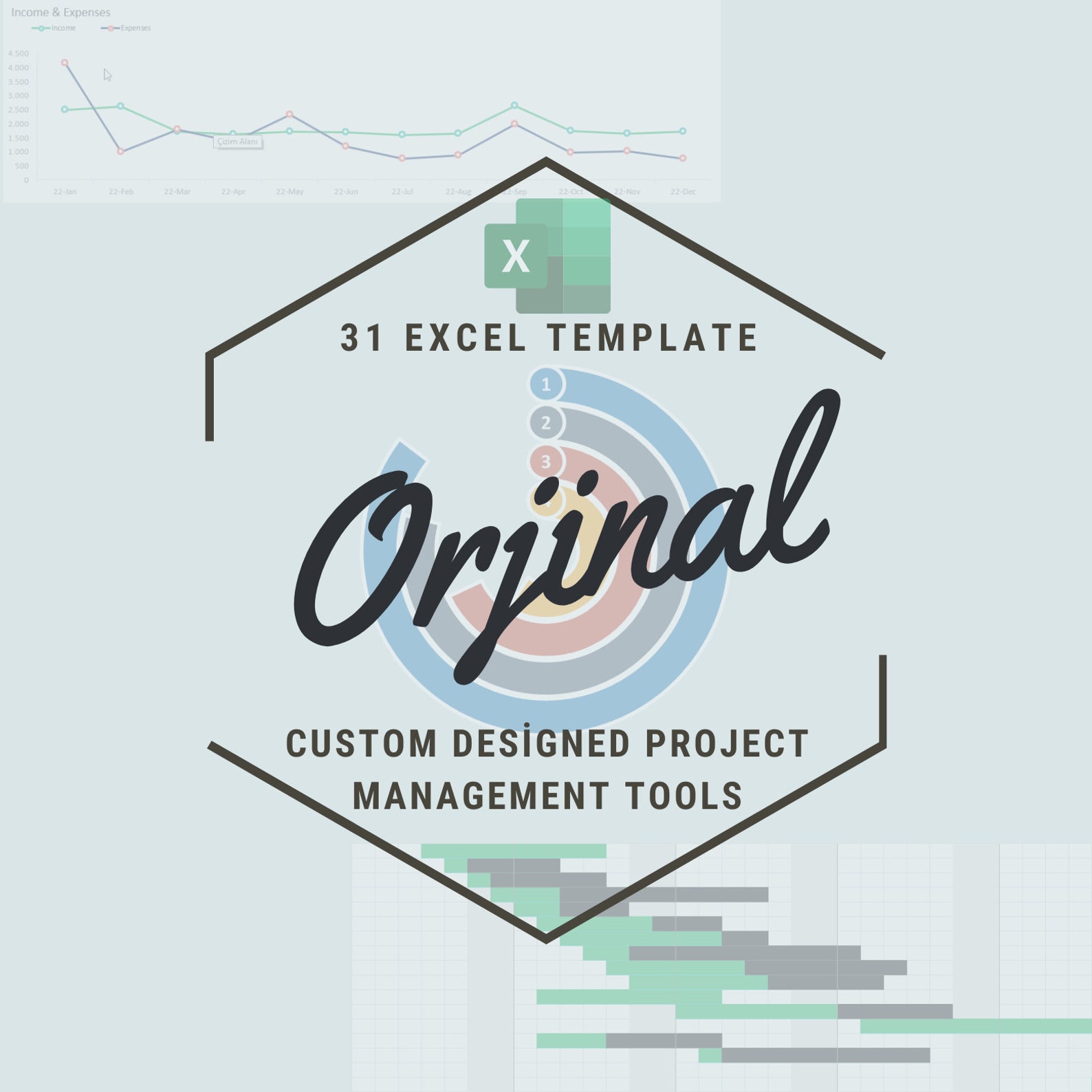 Project Management Template Kit: Gantt Charts, Swot Analysis, Risk ...