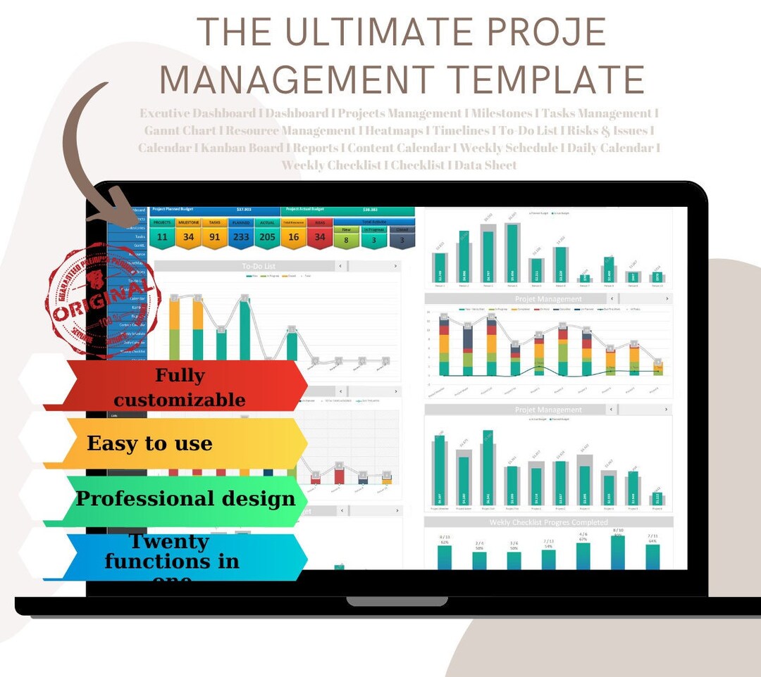 The Ultimate Project Management Template, Projects Management I ...