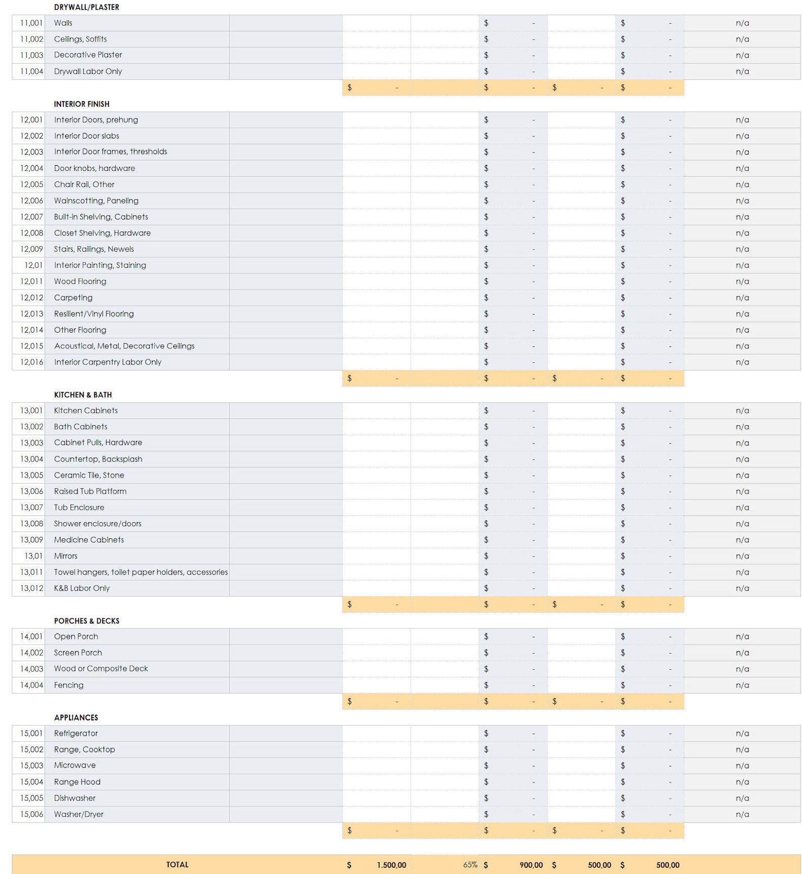 Contractor Progress Payment Template: Construction Payment Calculation ...