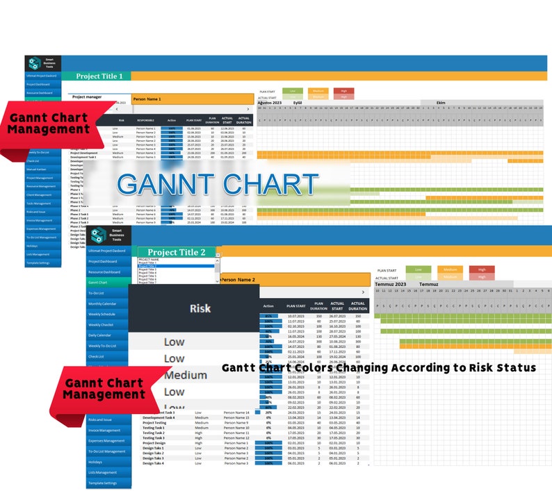 Ultimate Project Management Template, Gantt Chart, Resource Planning ...