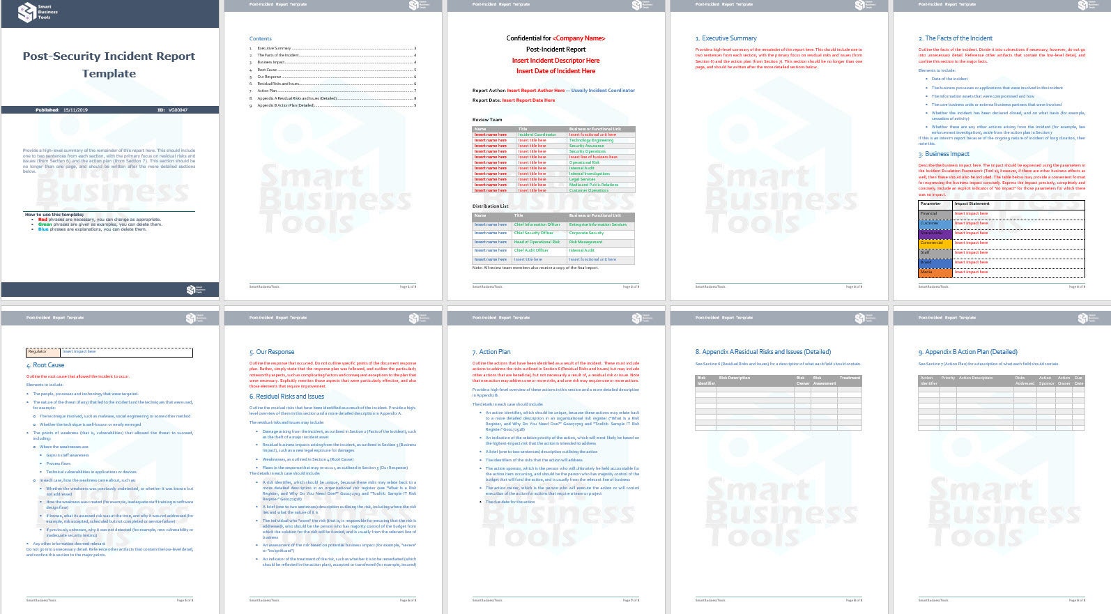 Post-security Incident Report Template - Etsy