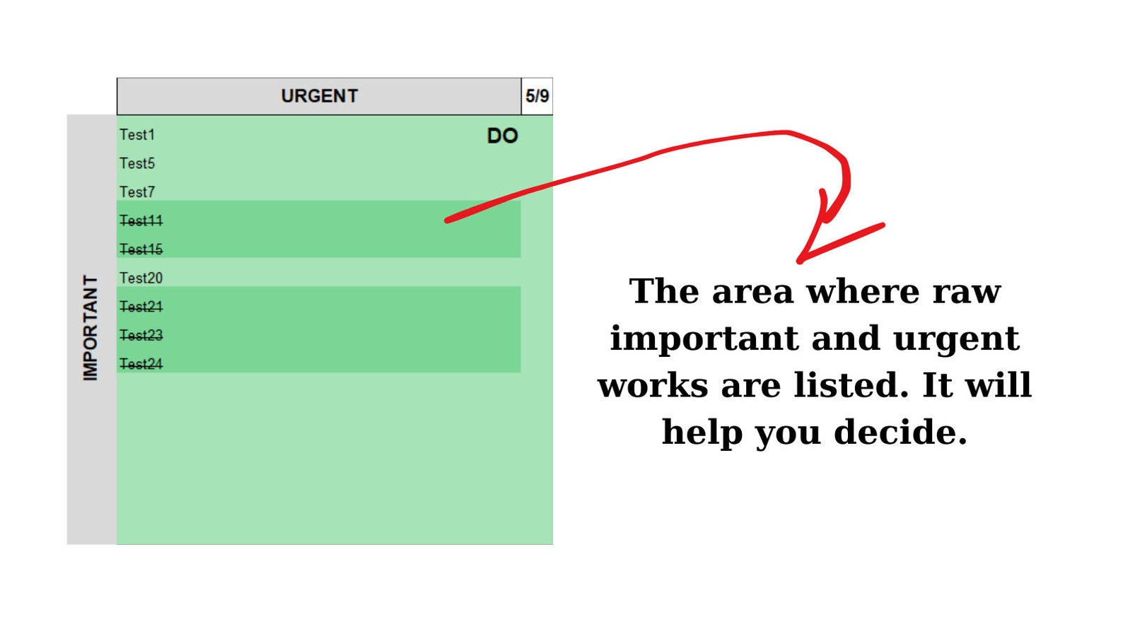 Eisenhower Matrix Template | Excel & Google Sheets Task Priority Matrix ...