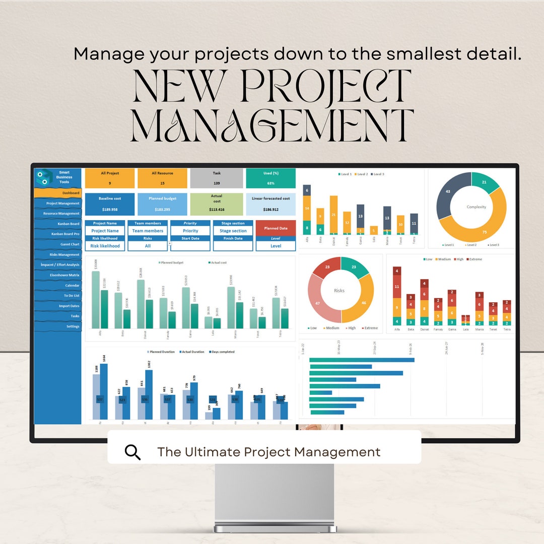 Project Management Excel Template Project Manager Task Template ...