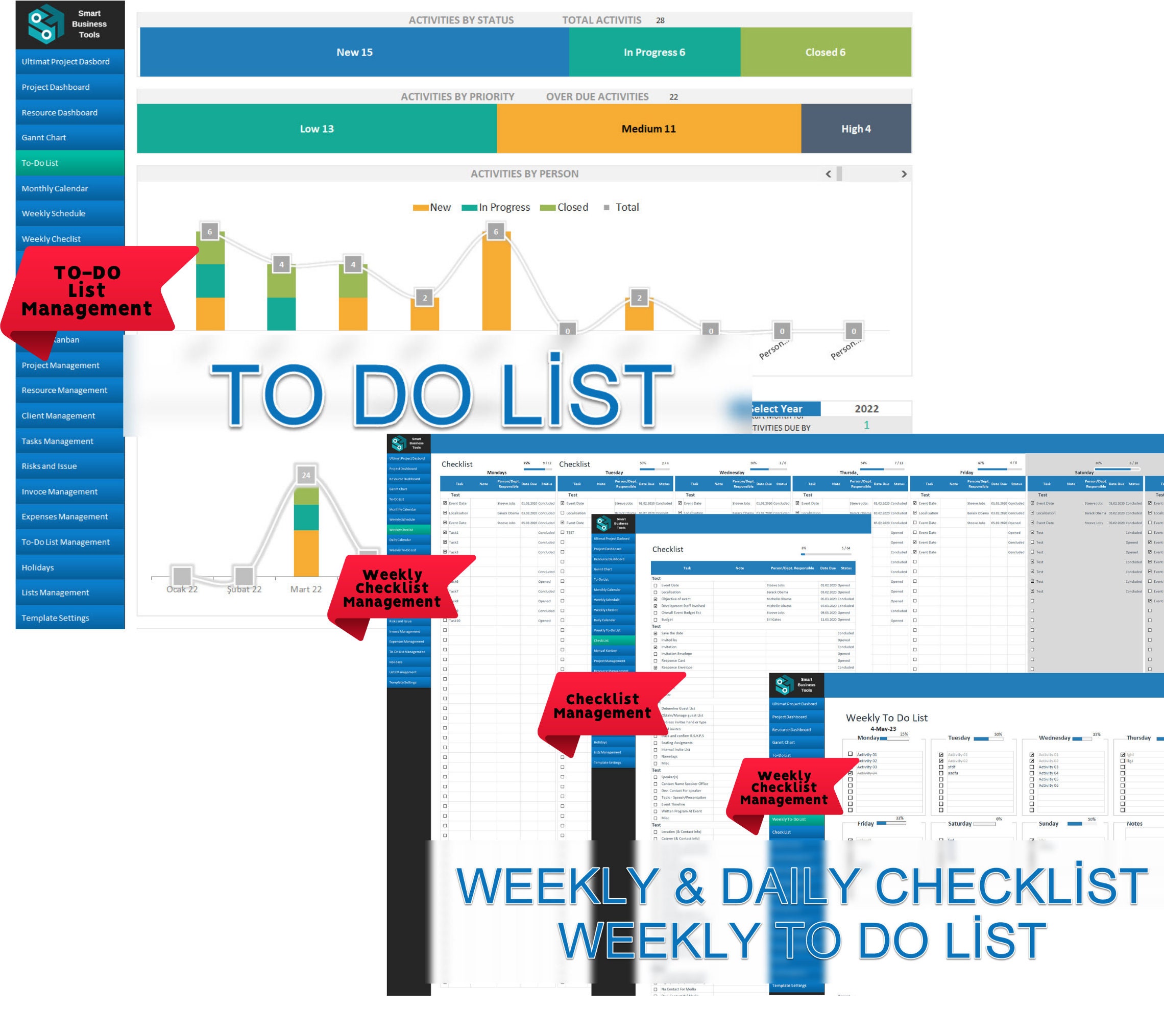 Ultimate Project Management Template Project Plan Project Dashboard ...