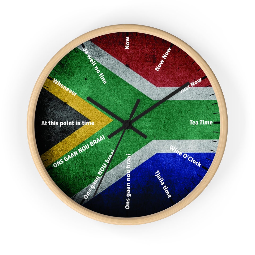 Africa Time Wall Clock - Etsy