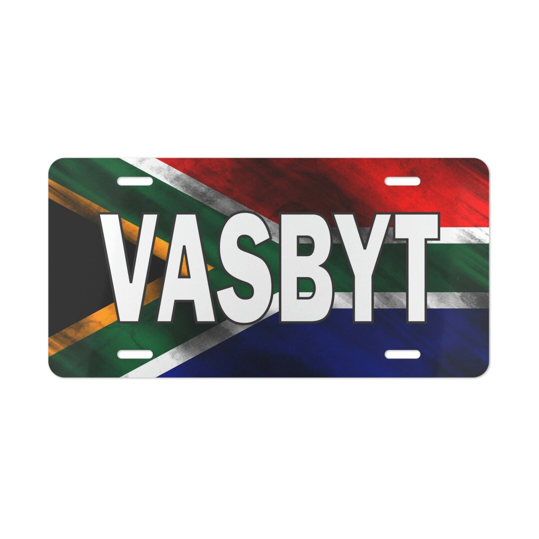 Vasbyt Vanity Plate - Etsy