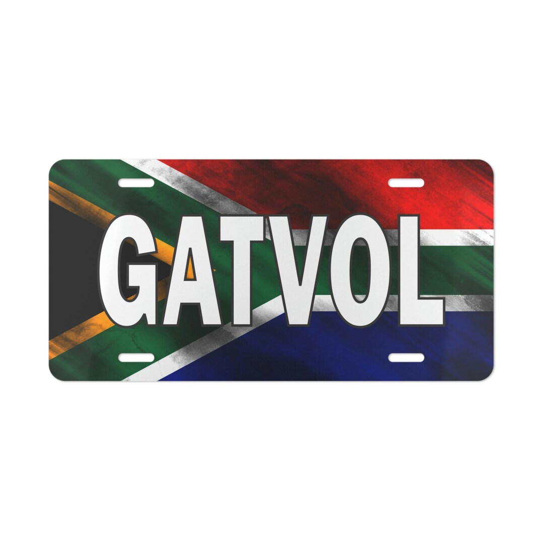 Gatvol Vanity Plate - Etsy