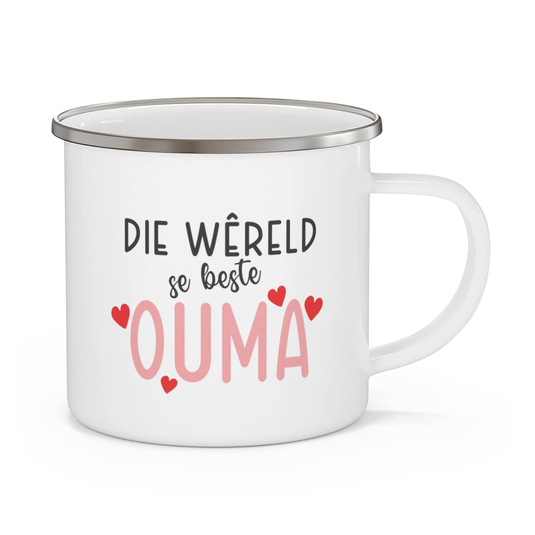 Die Wereld Se Beste Ouma Enamel Camping Mug - Etsy