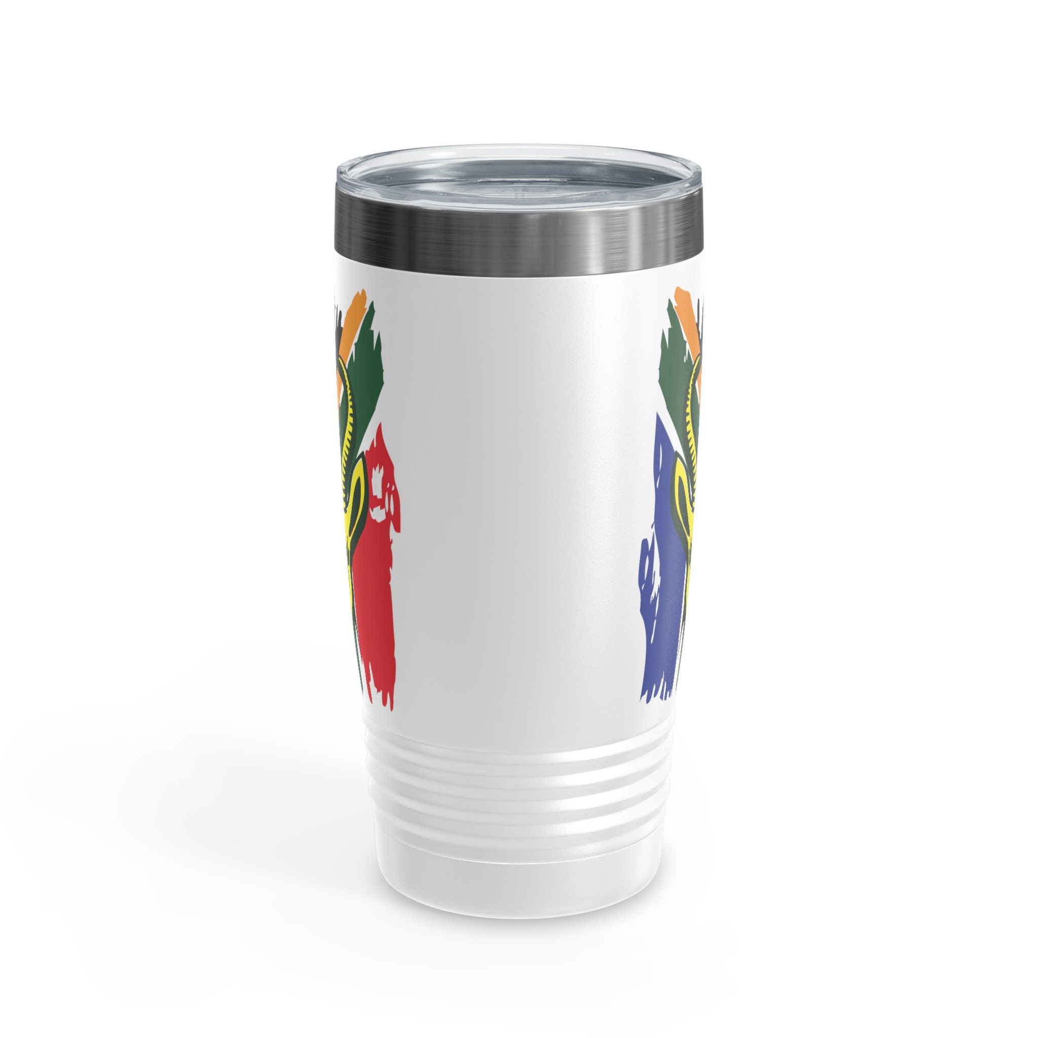 Springbok on SA Flag Ringneck Tumbler, 20oz - Etsy