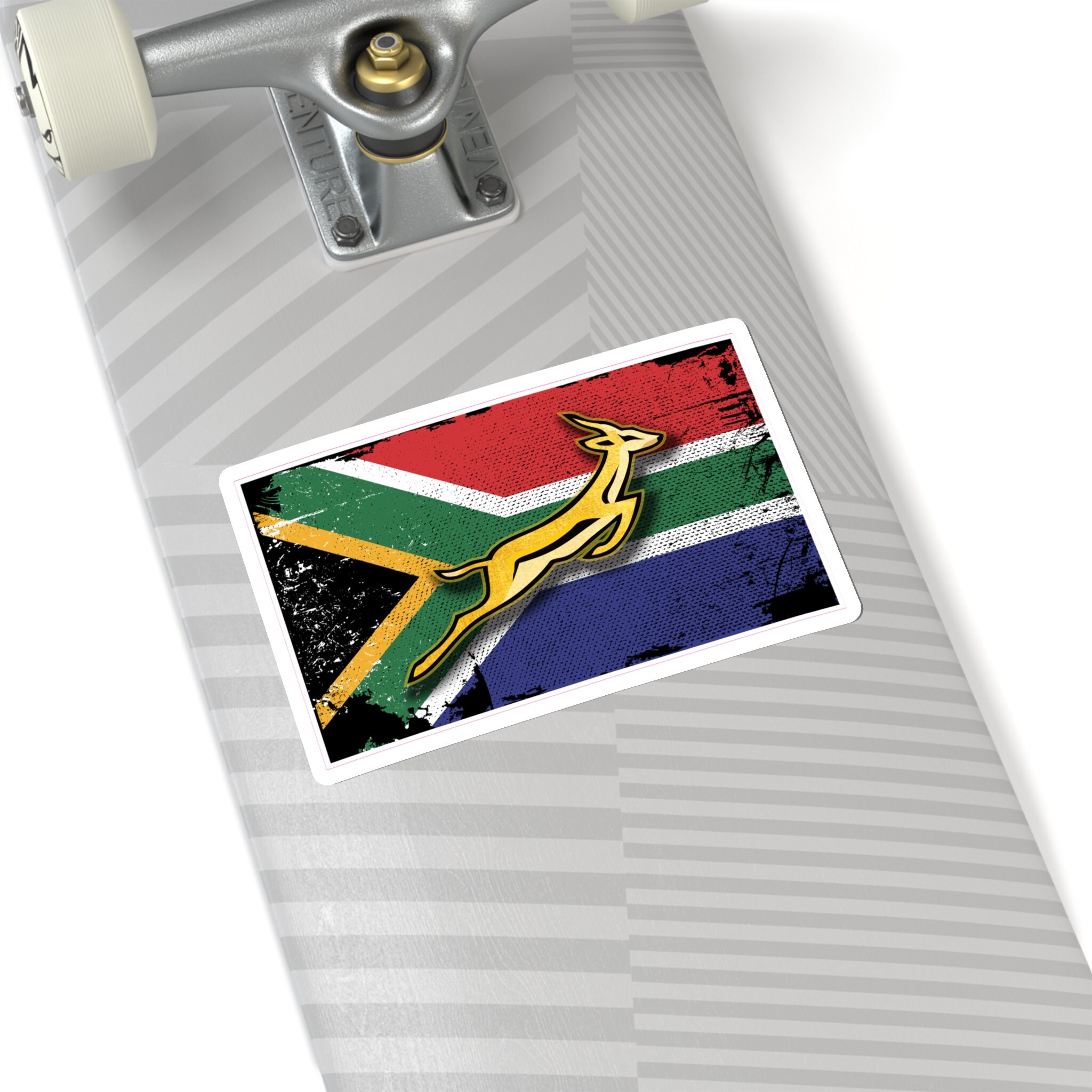 SA Springbok Flag Kiss-cut Stickers - Etsy