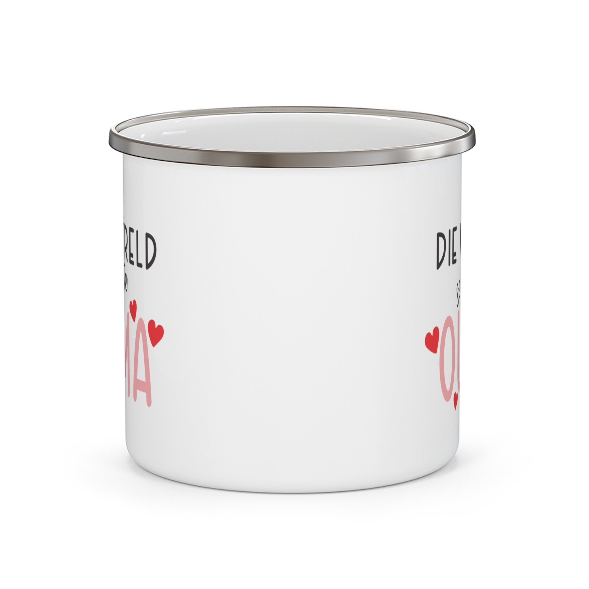 Die Wereld Se Beste Ouma Enamel Camping Mug - Etsy