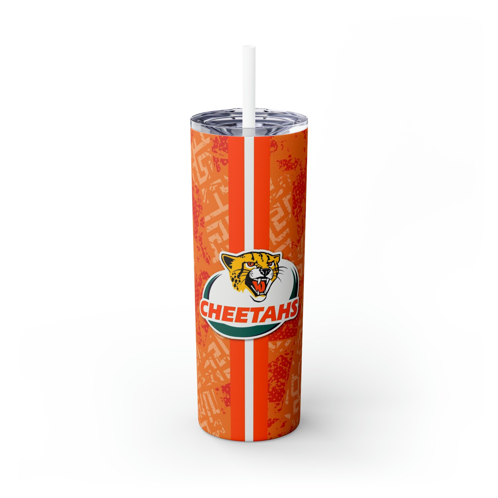 Cheetas Skinny Tumbler With Straw, 20oz - Etsy