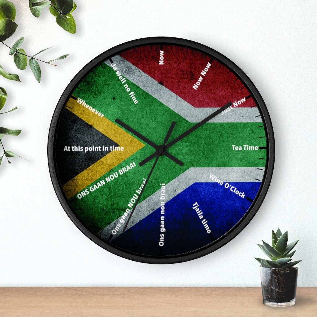 Africa Time Wall Clock - Etsy