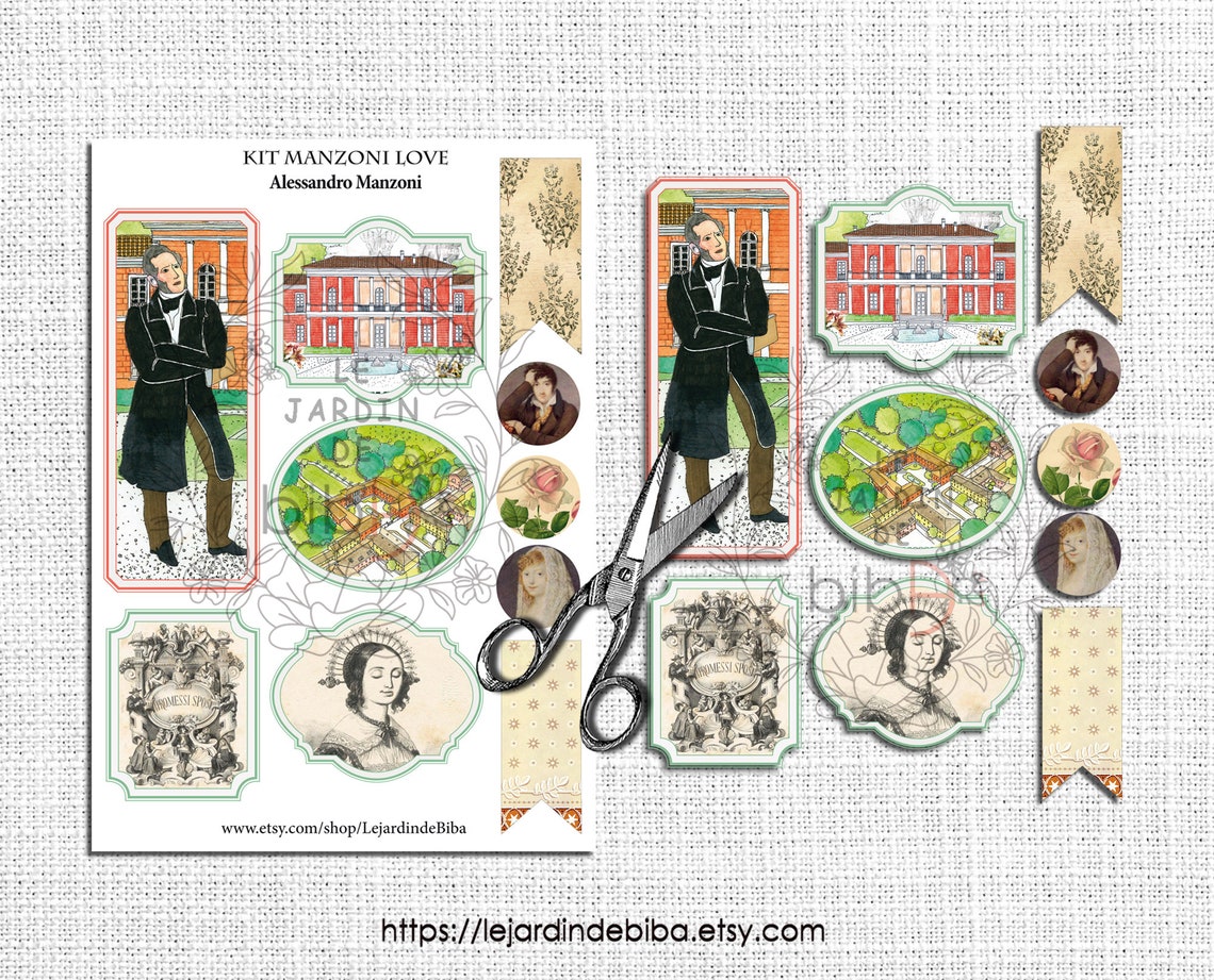 Celebrity Labels, Manzoni, Dickens, Austen, Andersen, Celebrity Tags ...