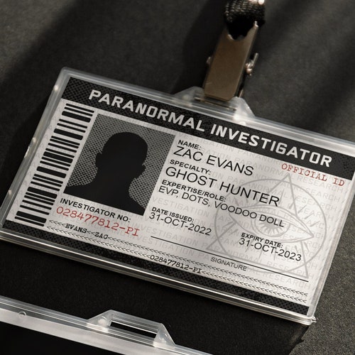 Paranormal and Cryptid ID Instant & Customizable Digital - Etsy