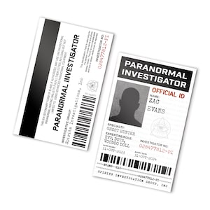 Paranormal and Cryptid ID | Vertical | Instant & Customizable Digital ...