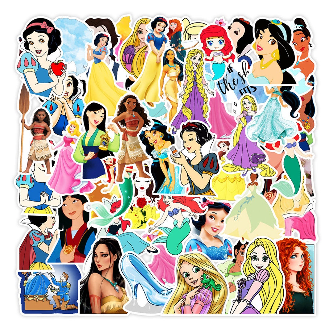50 PCS VSCO Girls Stickers Princess for Kids Skateboard - Etsy