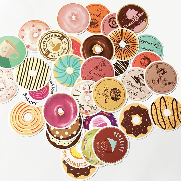 Donut Sticker - Etsy
