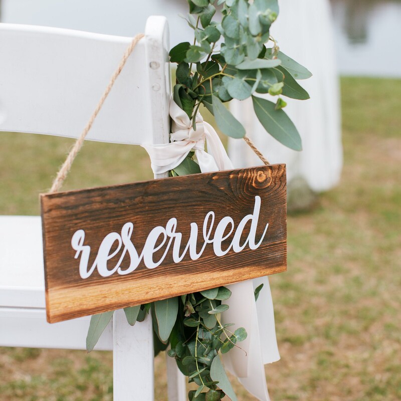 Reserved Sign - Etsy