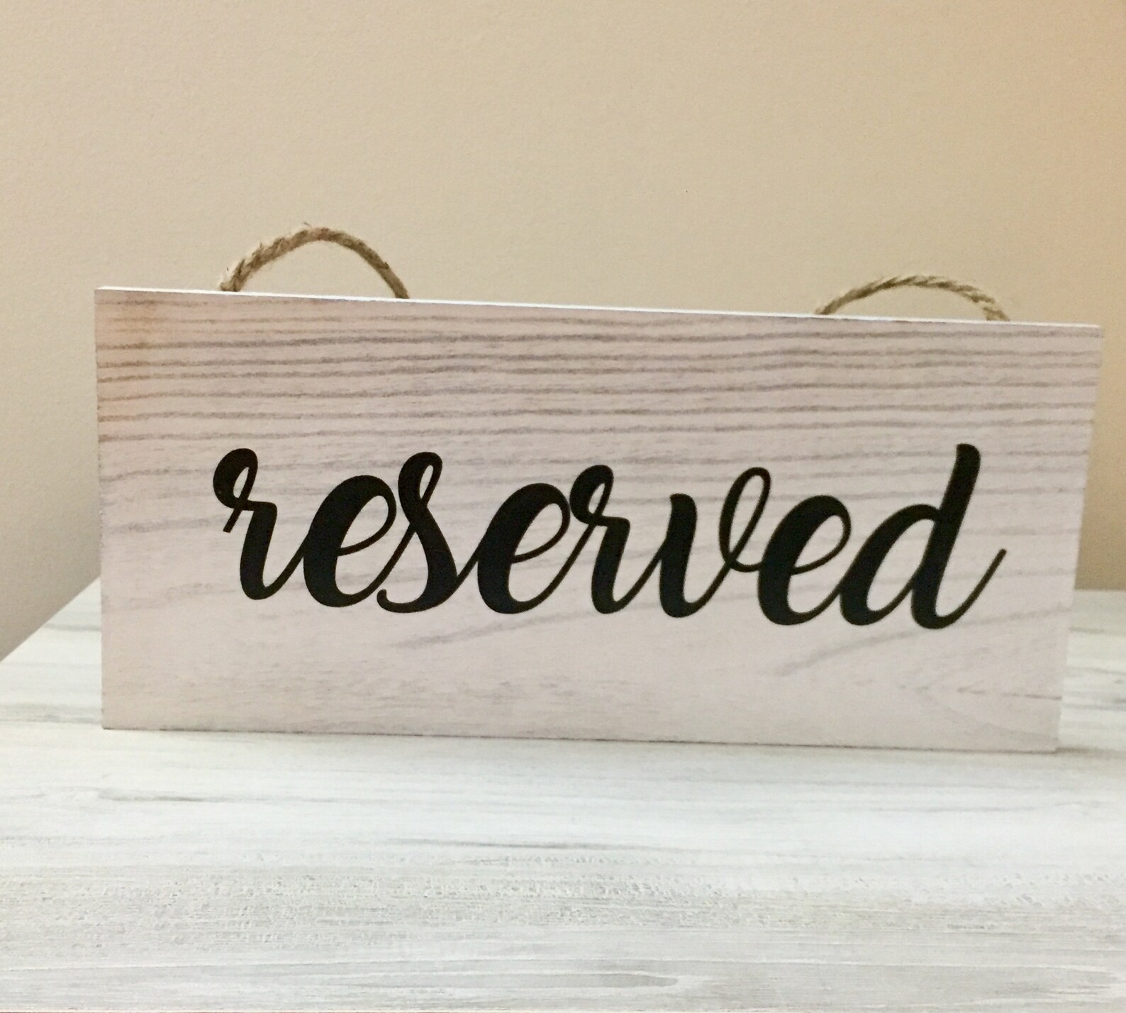 Wedding Reserved Sign Wedding Ceremony Sign Rustic Wedding - Etsy