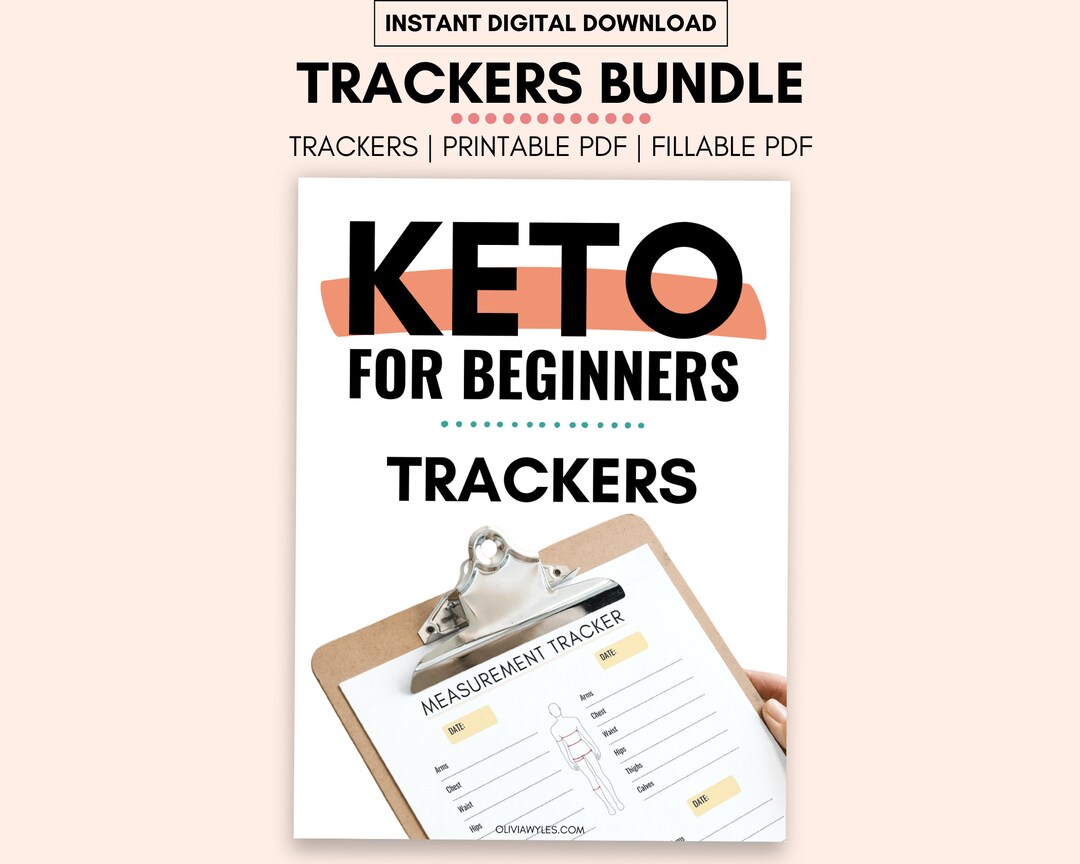 Keto Diet Tracker Bundle for Beginners (printable PDF) - Etsy