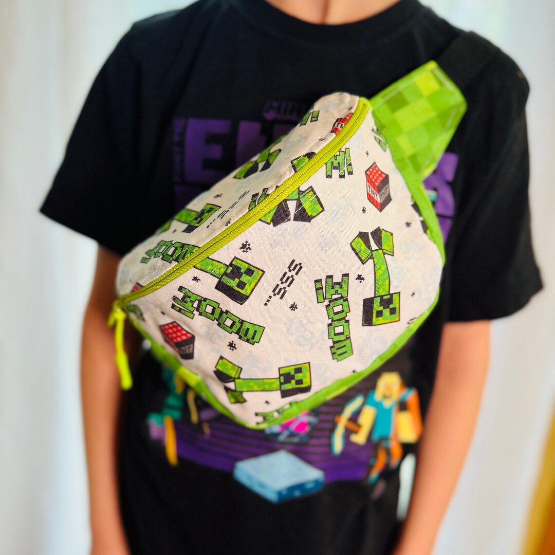Minecraft Creeper Fanny Pack - Etsy