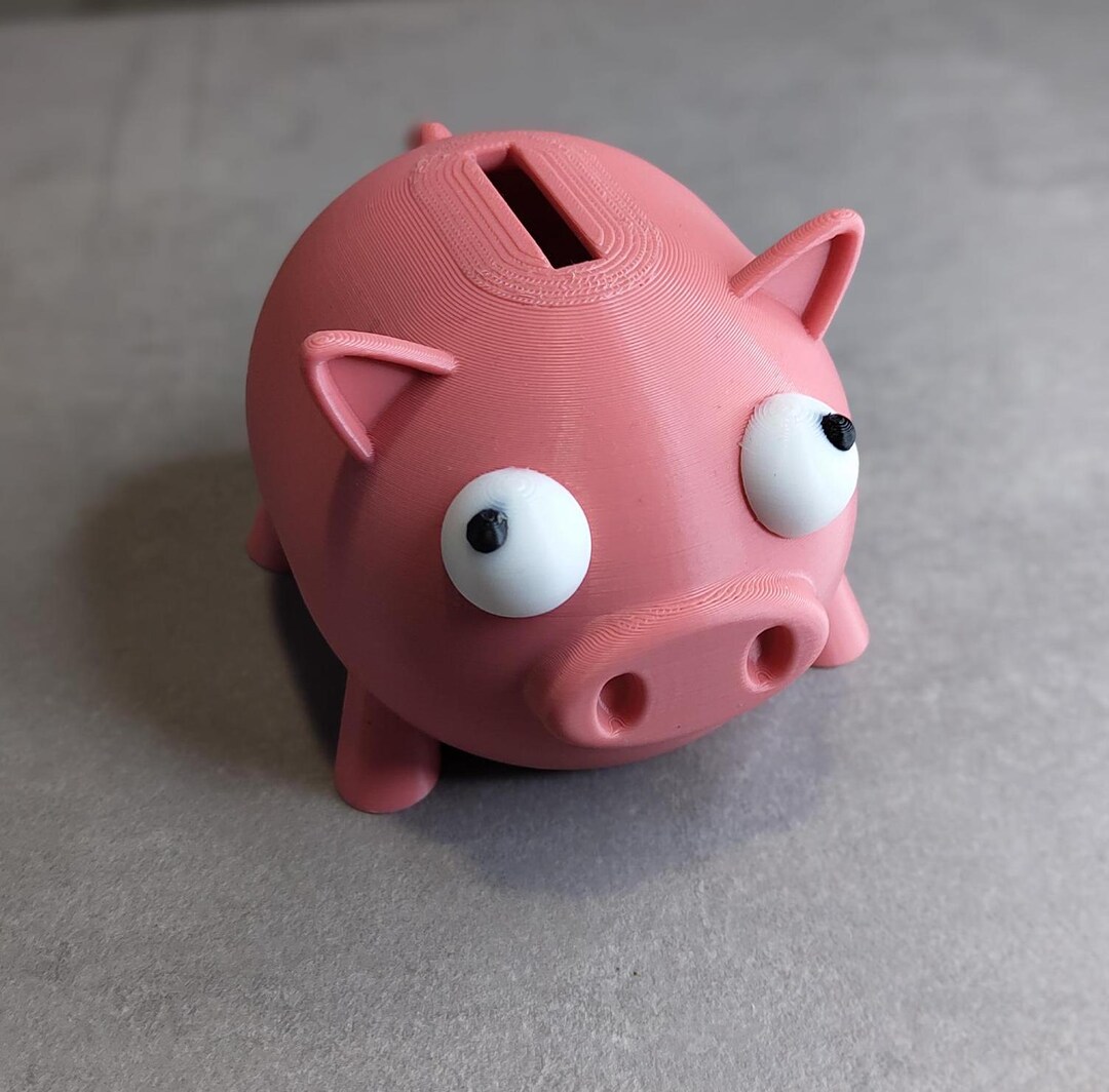 Creative 3D Printed Money Box in a Funny Piggy Design Perfect for ...
