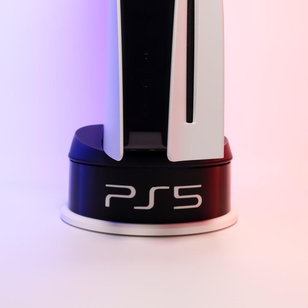 PS5 Stand Extension – Raised Design With Hard Drive Compartment ...