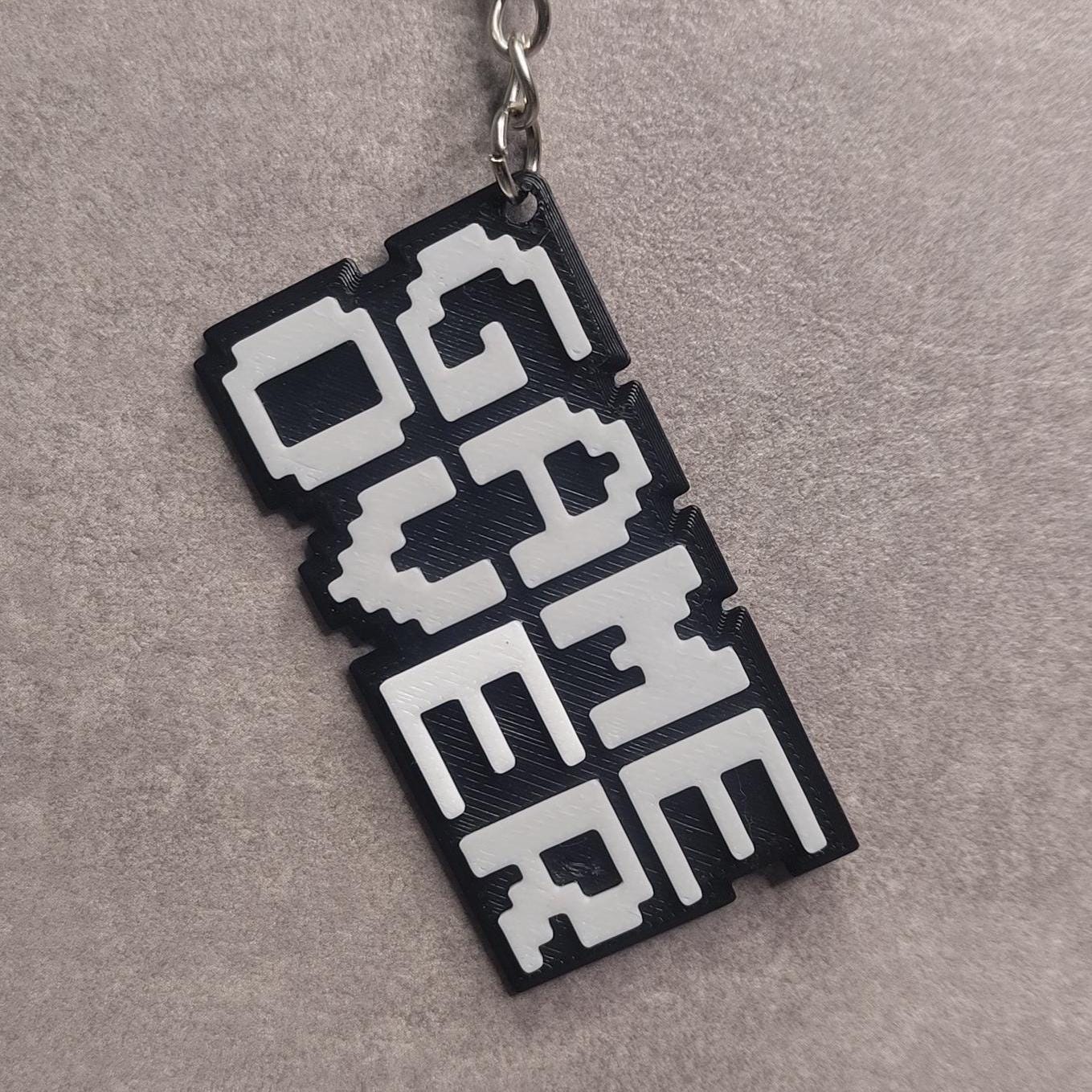 8-bit "game Over" Keychain - Retro Gaming Keychain, Gift for Gamers, 3D ...