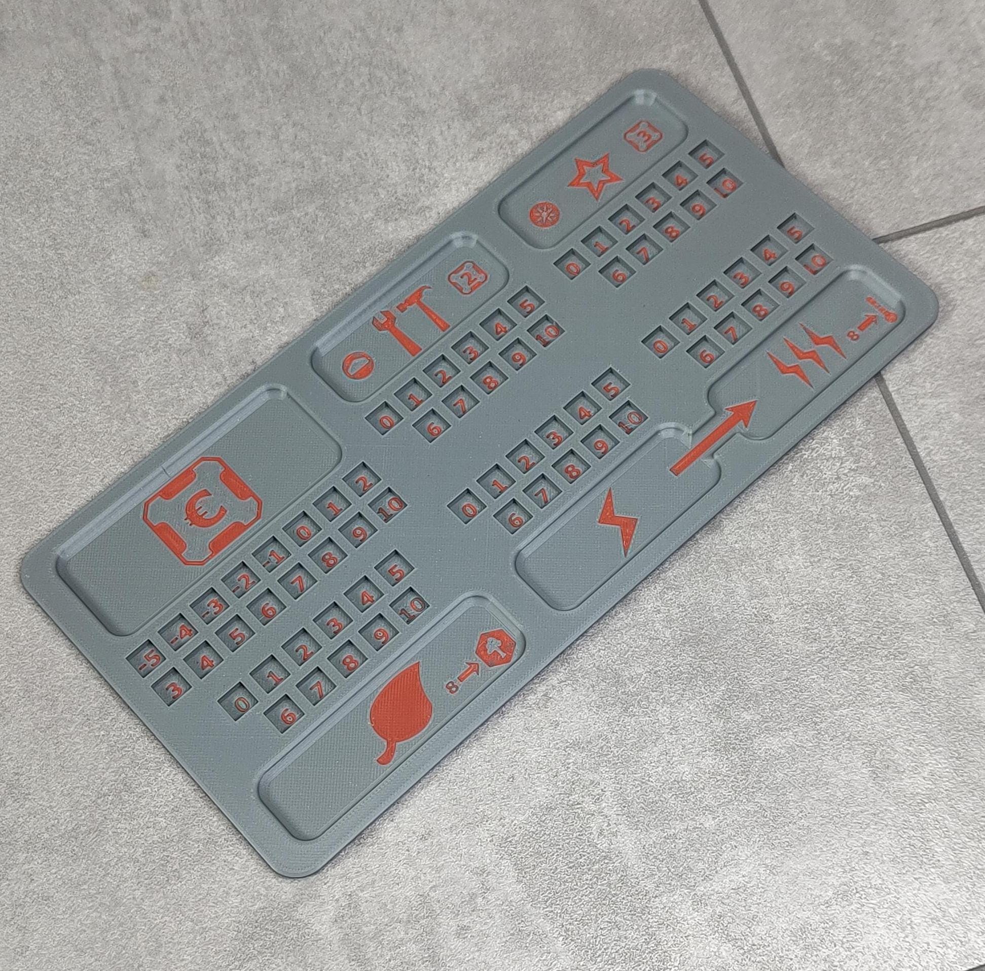 Terraforming Mars Player Boards Individual Player Boards Made of High ...