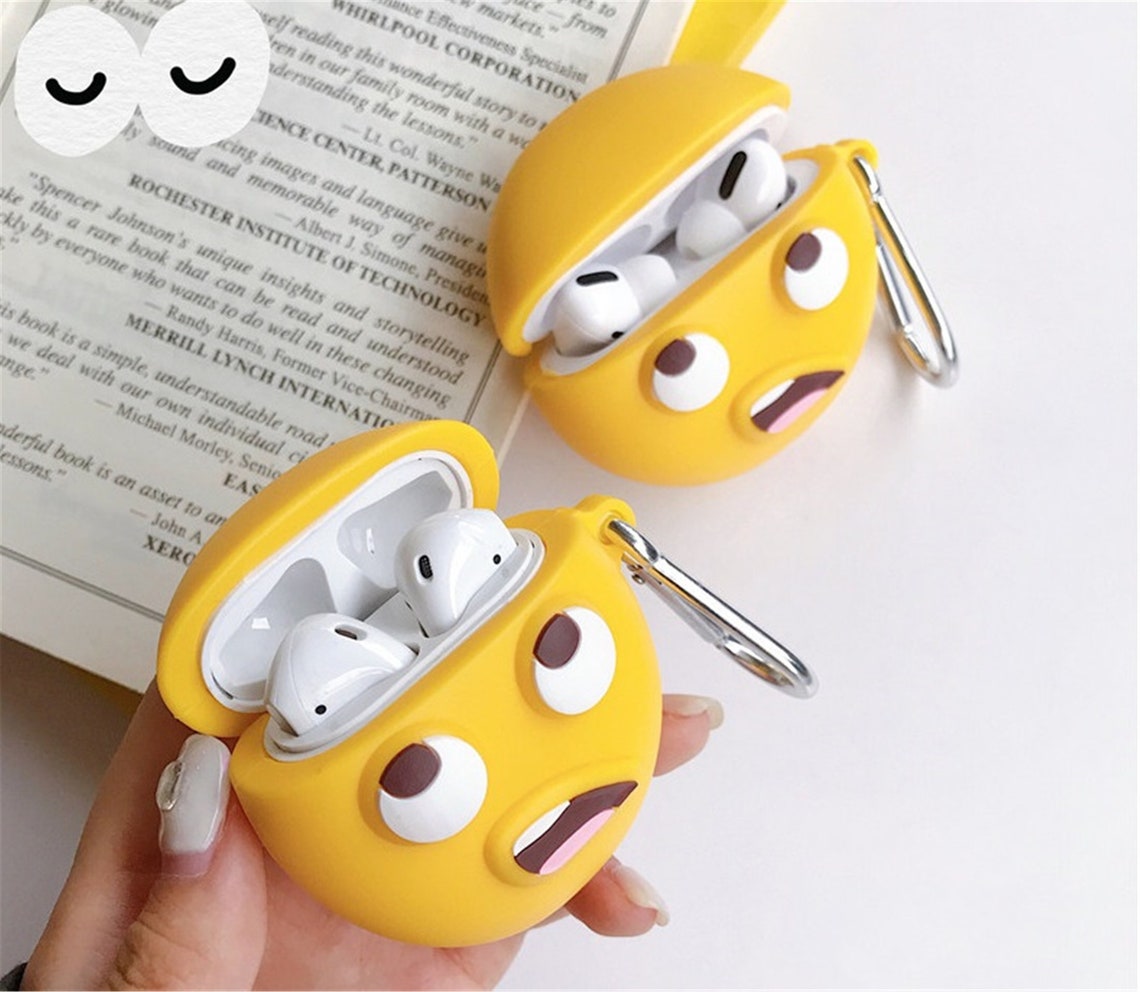 Funny Face AirPods Case Airpod 1 2 3 pro Case Pouch | Etsy