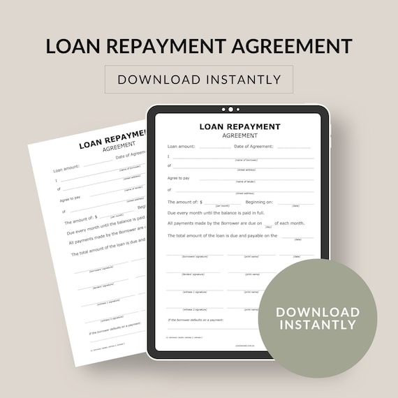 Financial Loan Agreement Template