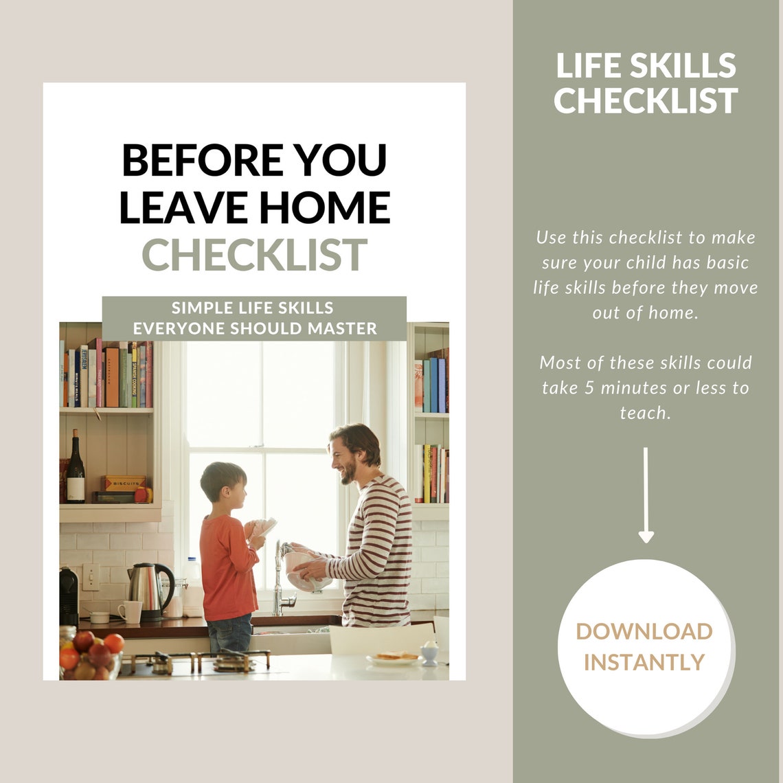 Life Skills Kids Need Before They Leave Home. Parenting Tasks to Teach ...