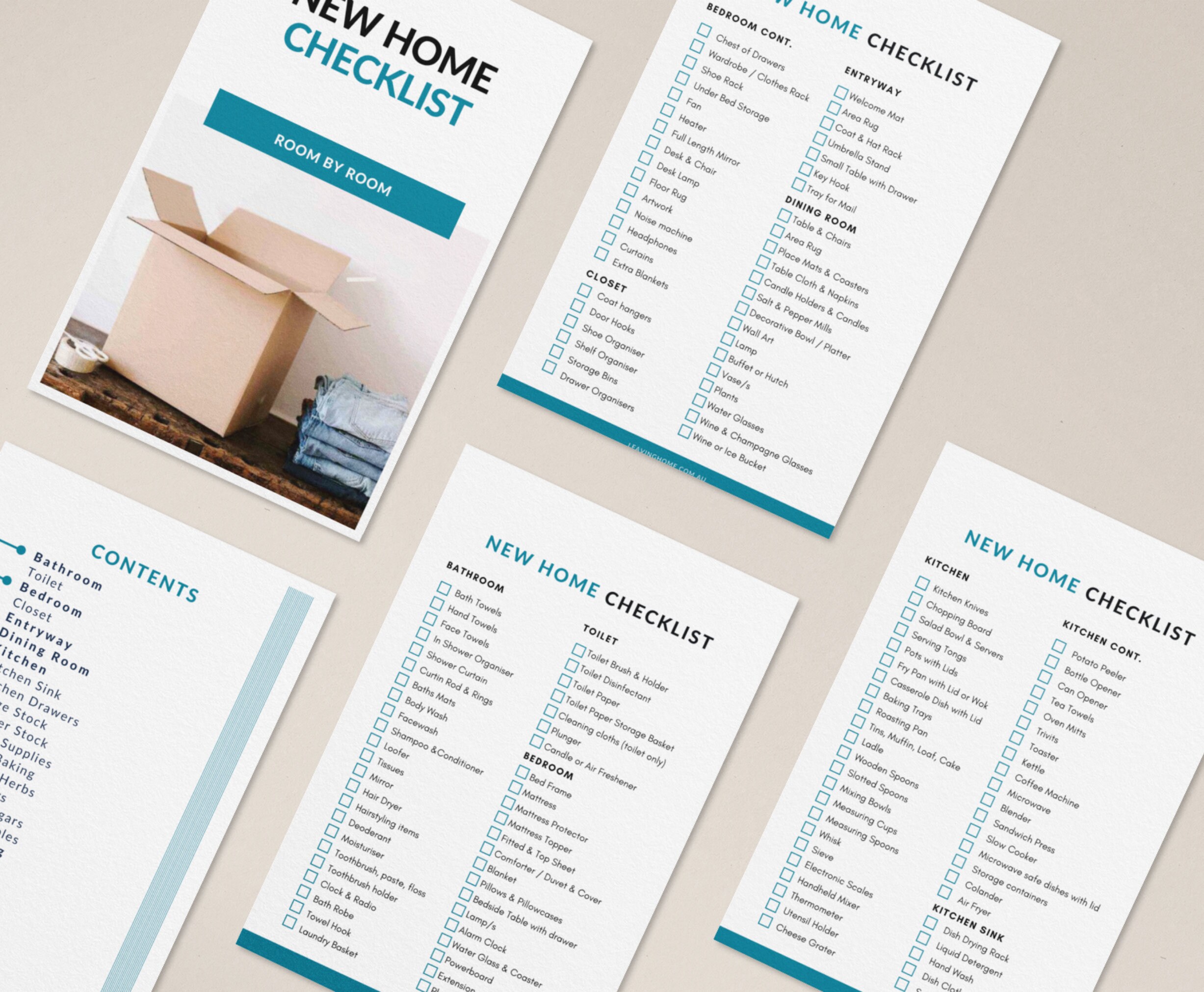 First Time Mover Bundle. Decluttering for Moving, New Home Essentials ...