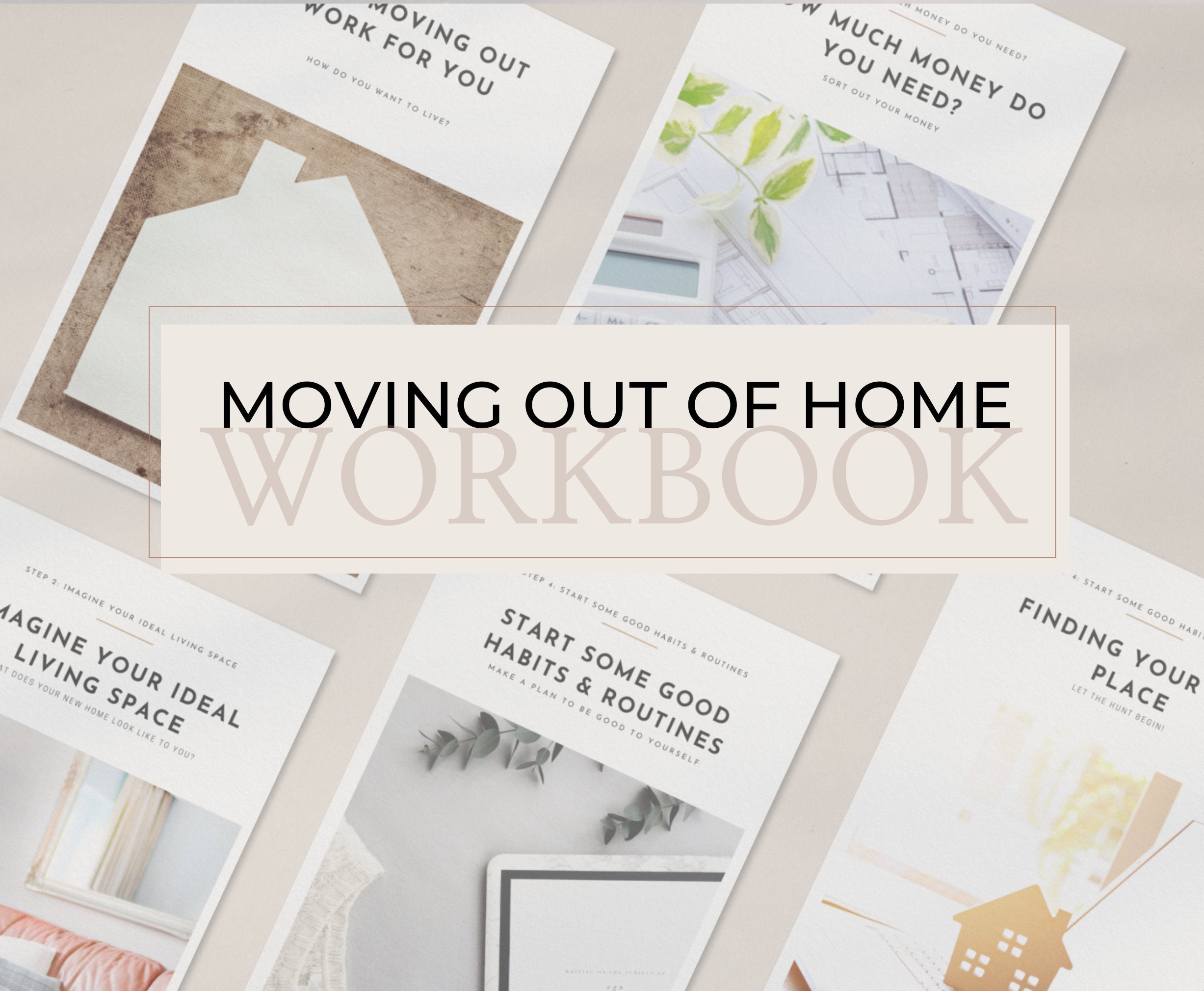 Moving Workbook, Moving Out of Home for the First Time, Guide to Moving ...