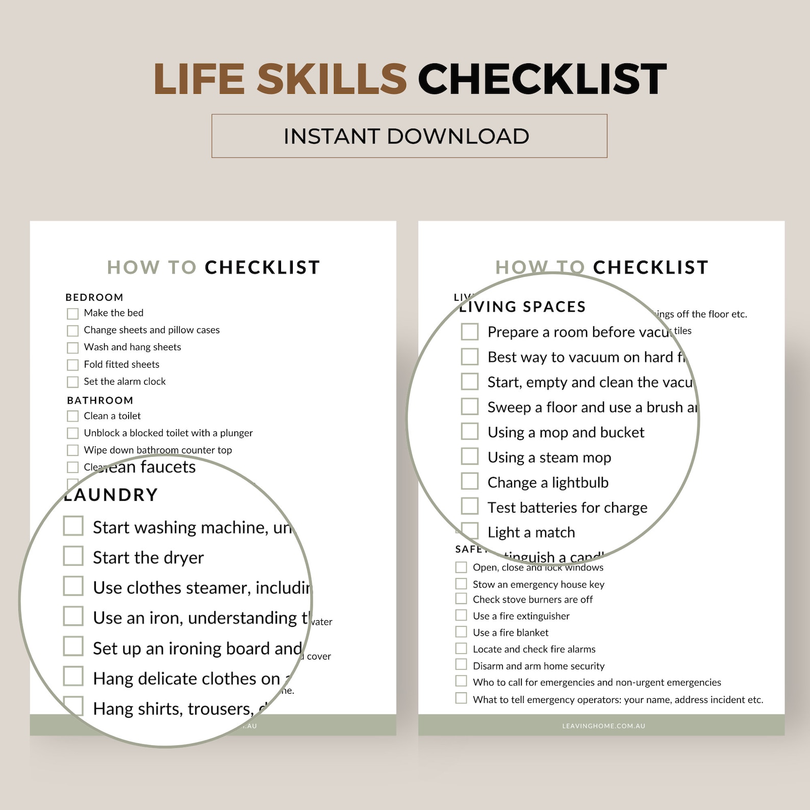 Life Skills Kids Need Before They Leave Home. Parenting Tasks to Teach ...