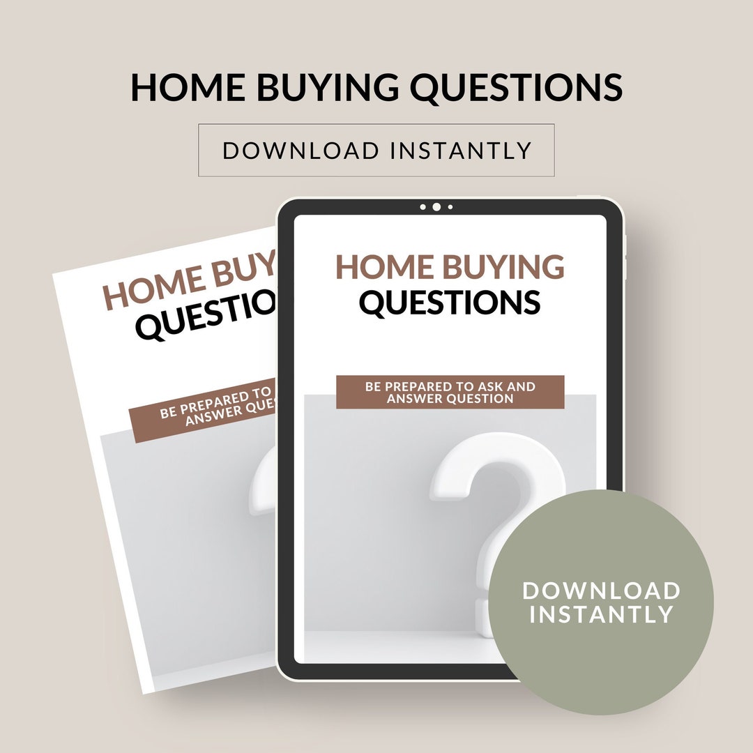 Home Buying Questions, Home Buying Checklist, New Home Checklist, Home ...