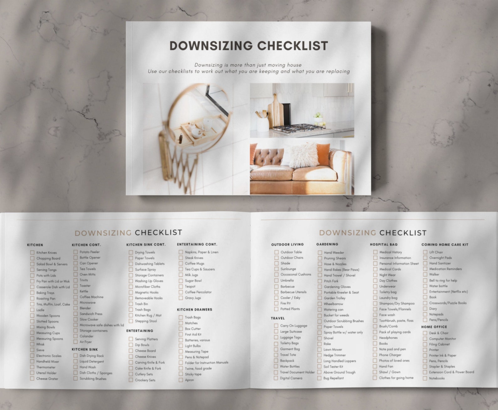 Downsizing Checklist Printable | Moving to Smaller Home Planner PDF - Etsy