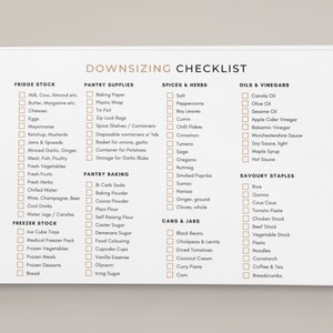 Downsizing Checklist. Relocating for Retirement, Moving House, New Home Checklist, Moving for ...