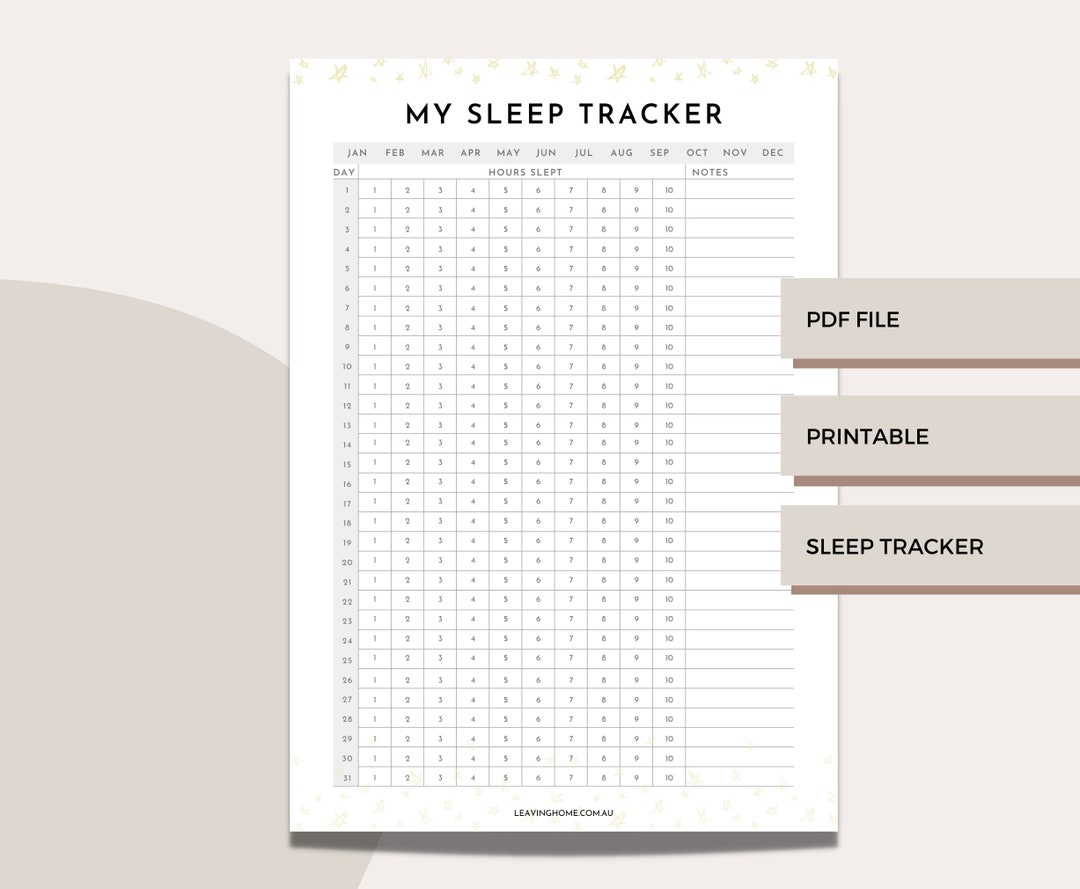 Sleep Tracker. Track Your Sleep Patterns When You Are Moving Out to ...