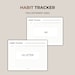 Habit Tracker Printable. Routine Tracker. Note What You Need to Do to ...