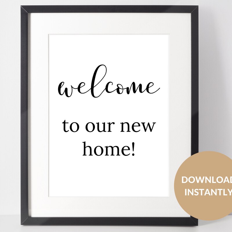 Welcome to Our Home Print - Etsy