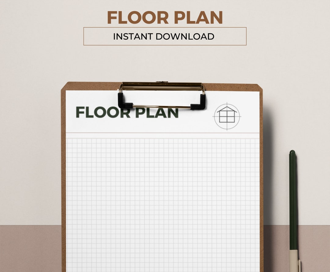 Floor Plan Layout Sheet: Sketch Your Room Dimensions (PDF) - Etsy
