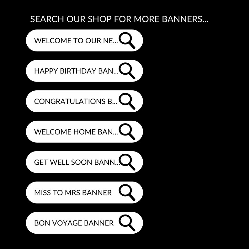 Welcome to Our New Home Banner: Housewarming Decor (PDF) - Etsy