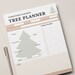 Christmas Tree Planner Festive Tree. Instant Download - Etsy